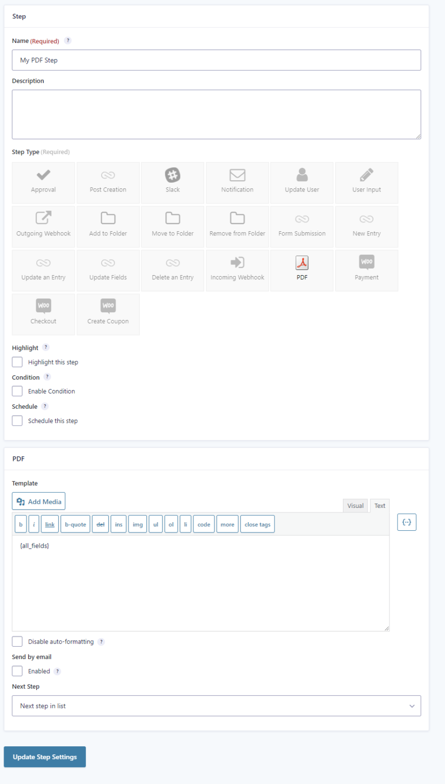 Using the PDF Generator Extension - Gravity Flow Documentation