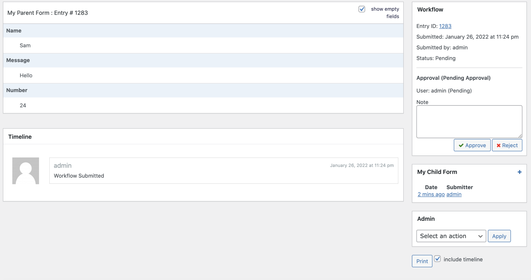 Parent-Child Forms - Gravity Flow Documentation
